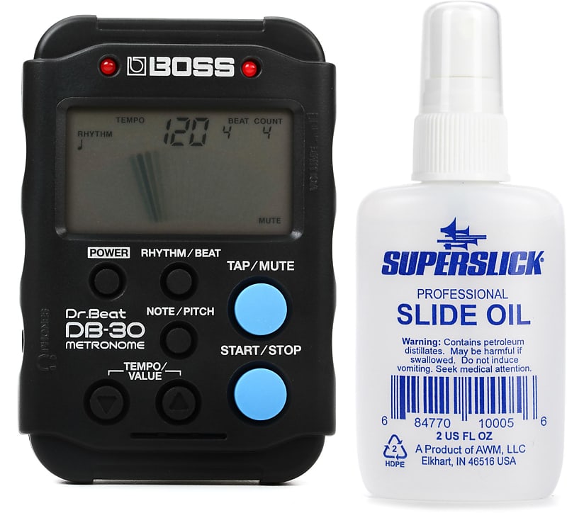 Boss DB-30 Dr. Beat Metronome Bundle with Superslick TSO | Reverb