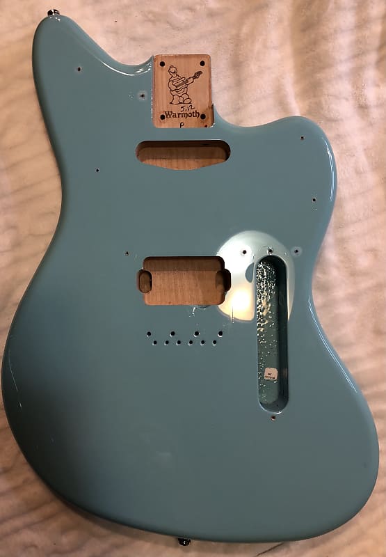 Warmoth Jazzcaster Telemaster 2020 - Daphne Blue | Reverb