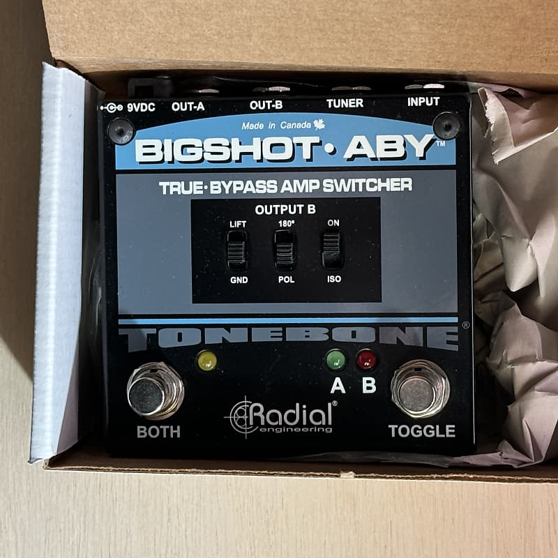 Radial Bigshot ABY True-Bypass Amp Switcher V2 in box | Reverb