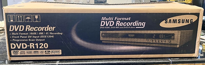 NEW SAMSUNG DVD-R120 DVD,RAM,RW,R Recorder Slim Design NEW IN | Reverb
