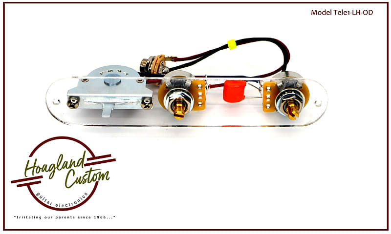 Hoagland Custom Handcrafted Left-Handed Standard Tele Wiring | Reverb