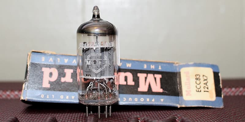 MULLARD ECC83 BLACKBURN 12AX7 I61 TIGHT BALANCE COPPER GRID | Reverb