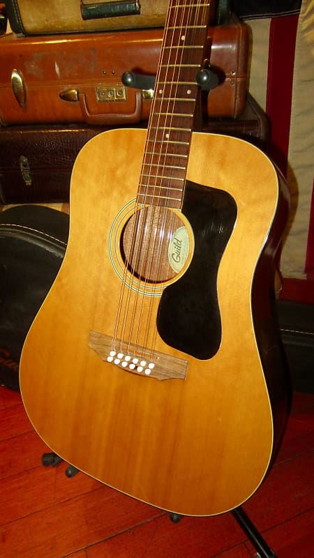 Guild D-212 12 String Acoustic 1985 - Natural | Reverb