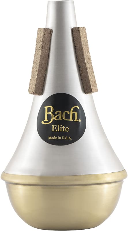 Bach ETR10 Elite Trumpet Straight Mute - Aluminum with Brass | Reverb