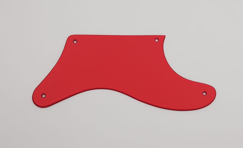 metallic red acrylic pickguard for us/mex fender cabronita | Reverb