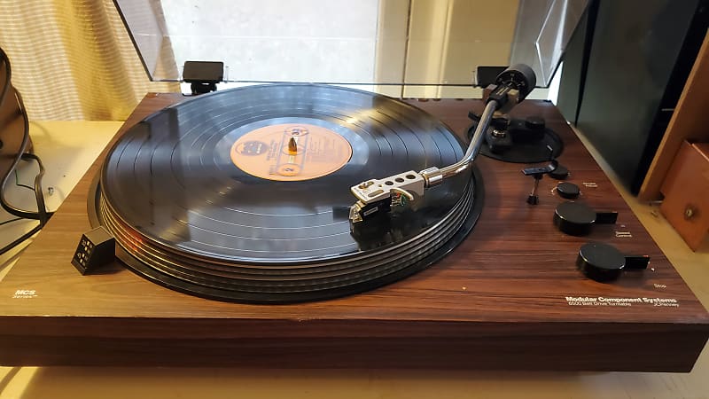 Technics/MCS Turntable, NICE mcs 6500 1985 wood grain | Reverb
