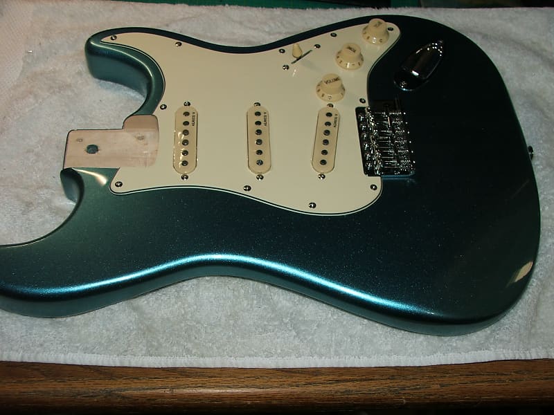 Blue Metallic Loaded Strat Style Body....Alnico Pickups..Big | Reverb