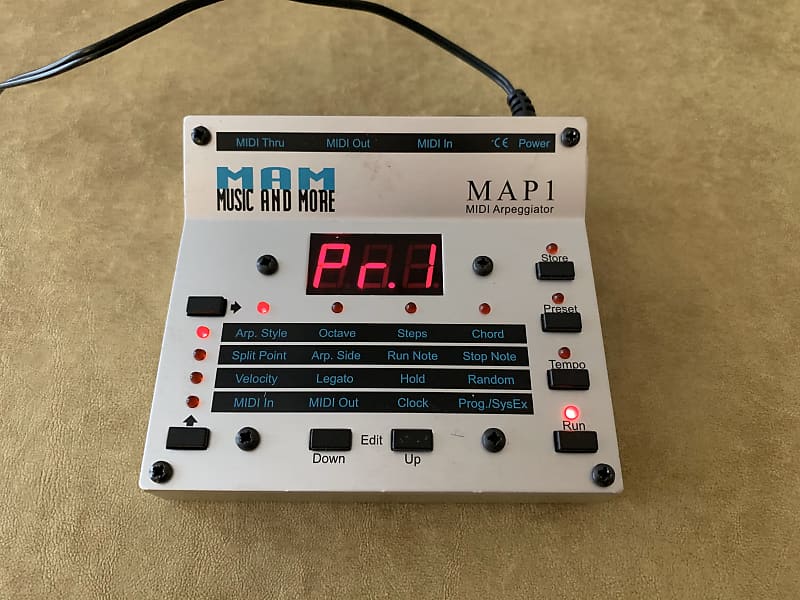 MAM Map-1 MIDI Arpeggiator | Reverb
