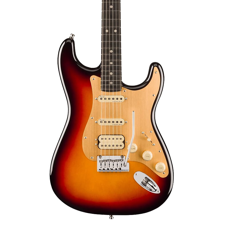 Fender American Ultra II Stratocaster HSS Ultraburst Ebony | Reverb