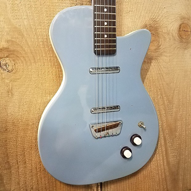 Danelectro U2 Reissue Electric Guitar 1990s Blue Suede | Reverb
