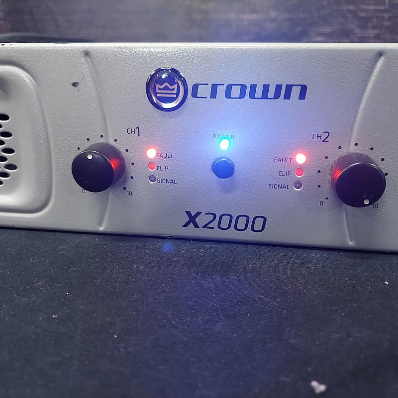 Crown X2000 2X450W Power Amplifier (Jacksonville, FL) | Reverb