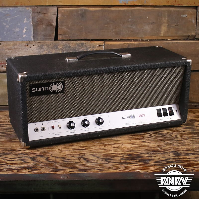 Sunn 200S Tube Guitar or Bass Head 1968 | Reverb