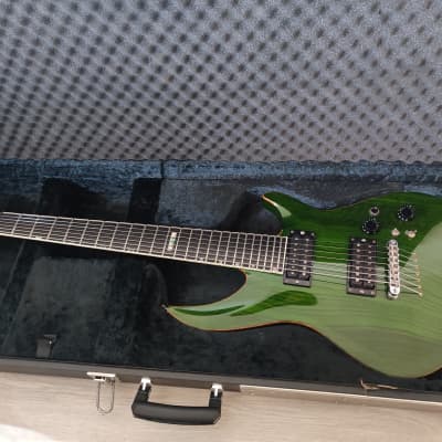 ESP Custom shop horizon 7 strings 2001 Trans green | Reverb