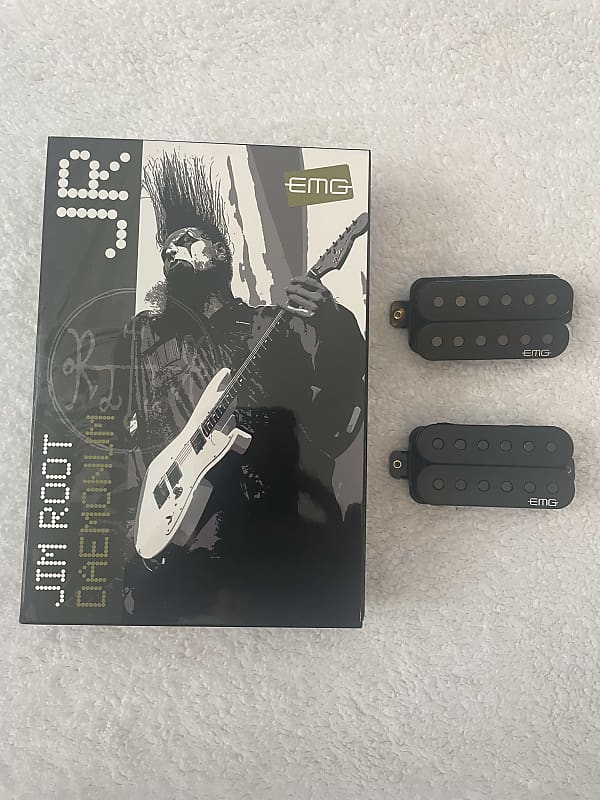 EMG Jim Root JR Daemonum Black Active Humbucker Set Standard | Reverb