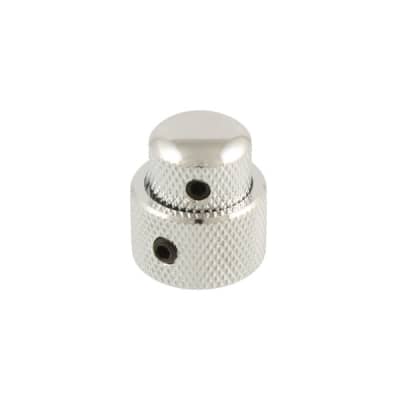 Stacked Concentric Knob For Guitar & Bass - CHROME/BLACK | Reverb