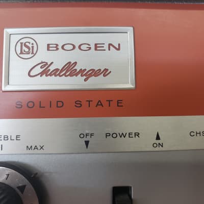 Bogen Challenger CHS-35 1960s - Metal | Reverb
