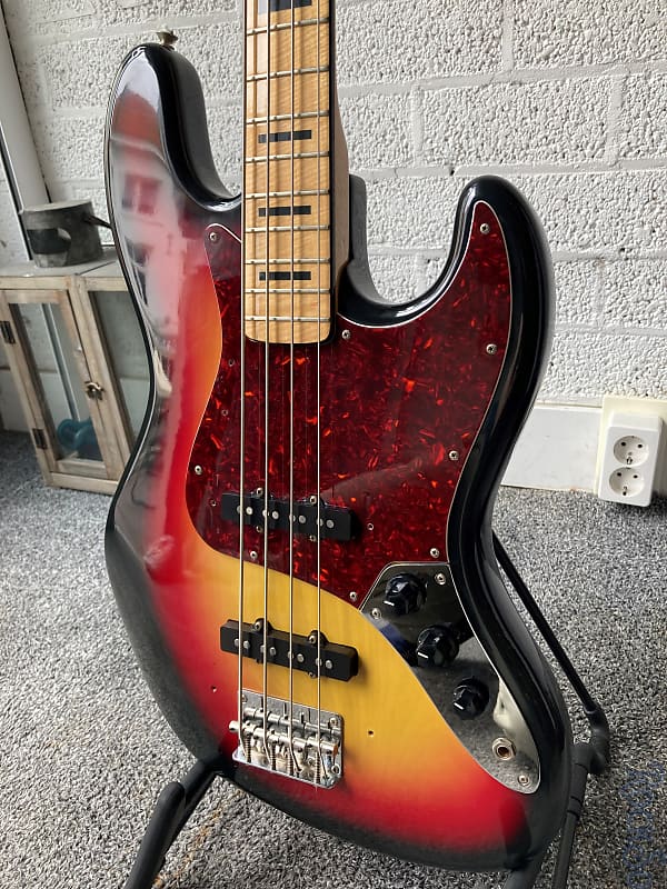 Greco JB-500S Electric Jazz Bass 1976 Sunburst | Reverb