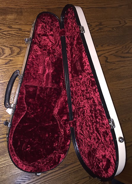 Calton Mandolin Case White/Red | Reverb