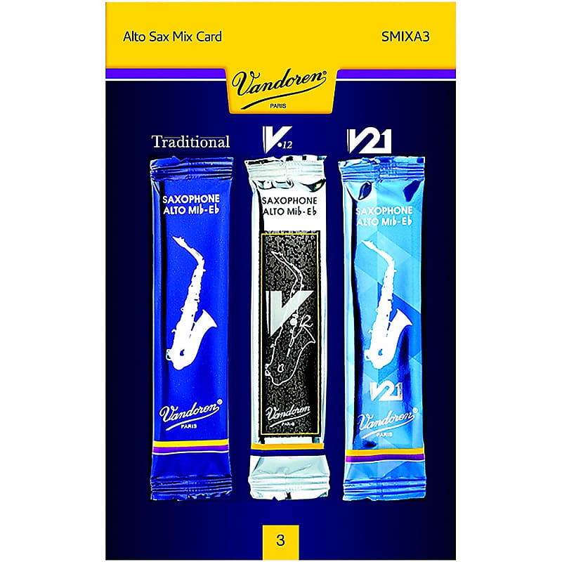 Vandoren Alto Saxophone Mix Card; Includes 1 each | Reverb