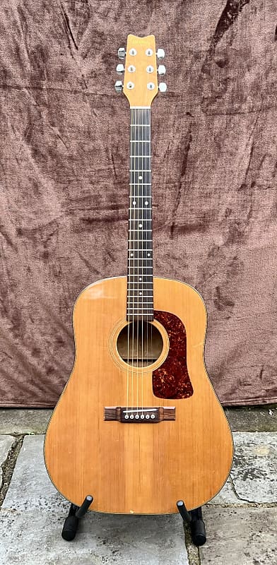 Washburn D-30-SN 1987 - Natural + Fishman Pickup + Case | Reverb