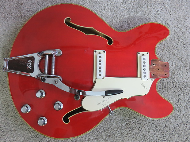 Vintage 1966 Vox Super Lynx Loaded Guitar Body Ultra Clean | Reverb UK