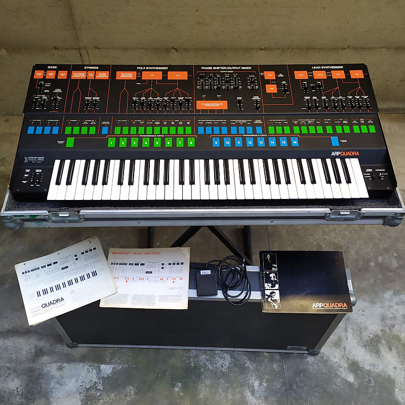 ⭐️RARE⭐ ARP ® QUADRA Vintage Analog Synthesizer Keyboard 1981 | Reverb
