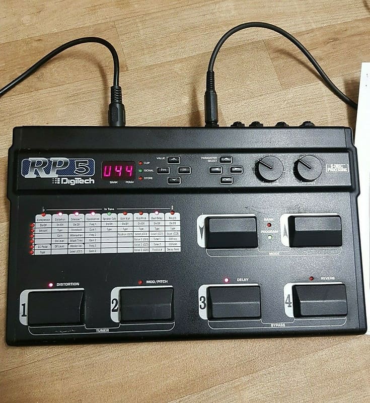 DigiTech RP5 Preamp Multi-Effects Processor Controller GUITAR | Reverb