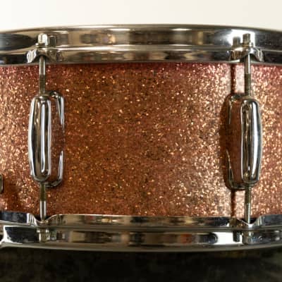 1960s Slingerland 5.5x14 Artist Sparkling Pink Pearl Snare | Reverb