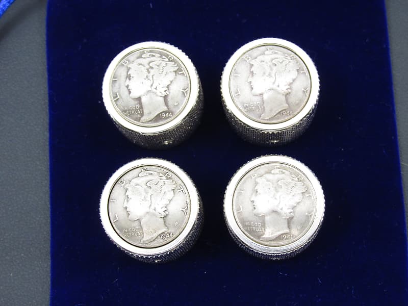 Tone-Guard Guitar and Amp Barrel Knobs - Custom - Mercury | Reverb