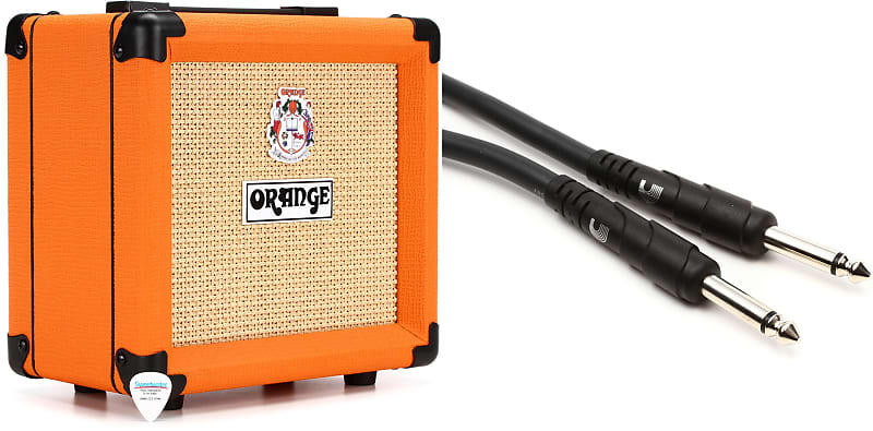 Orange PPC108 20-watt 1x8" Cabinet Bundle with D'Addario | Reverb