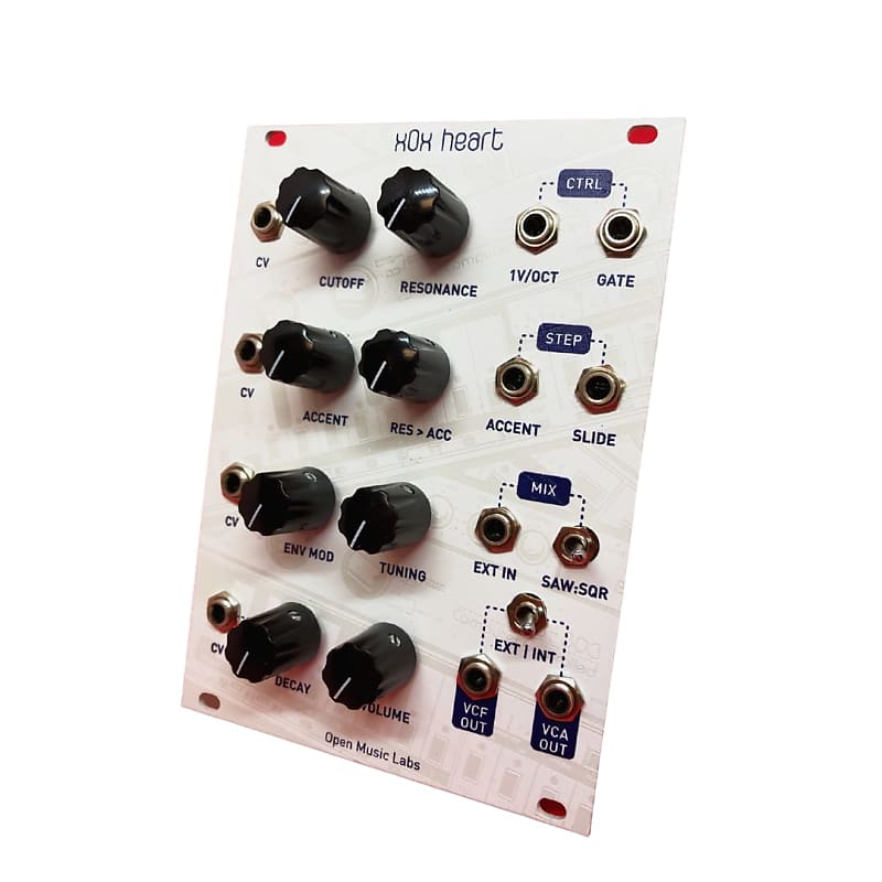 open music labs x0x heart DIY, white magpie version | panel + | Reverb