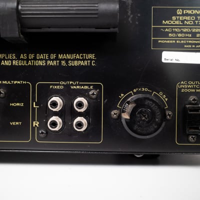 Pioneer TX-9500II 1975-1979 - Silver Face Tuner | Reverb