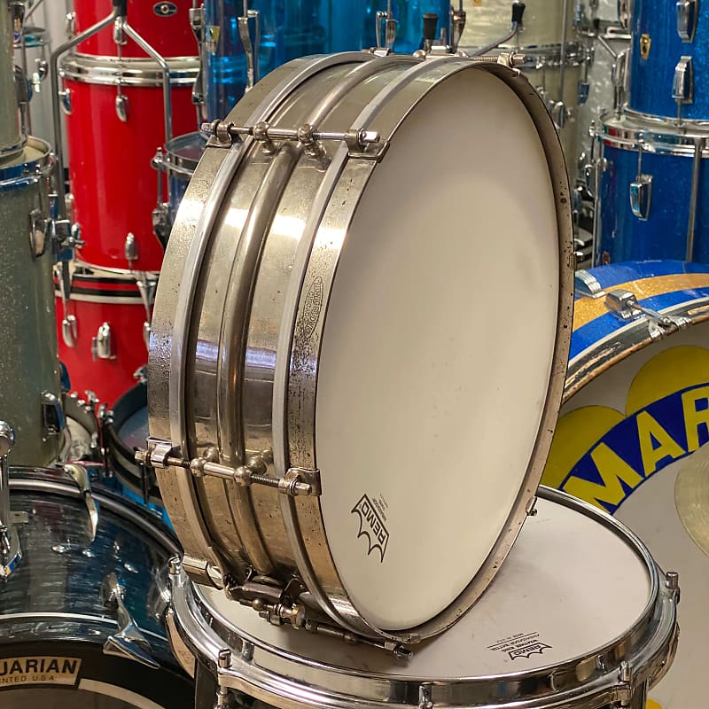 Ludwig Concert Dance 4x15" Snare Drum 1920s - Nickel Over | Reverb