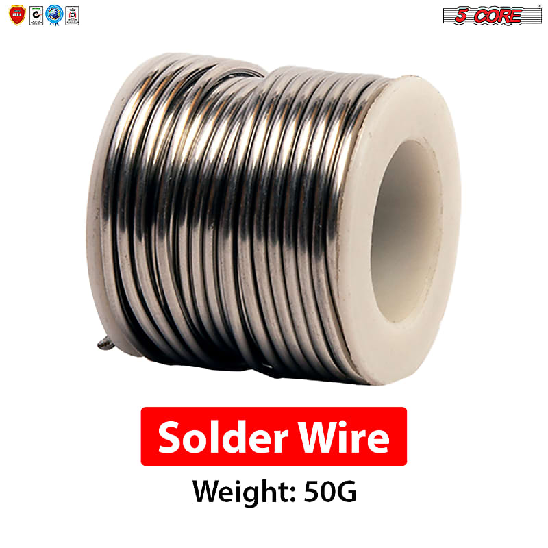 5Core 63-37 Tin Lead Rosin Core Solder Wire for Electrical | Reverb
