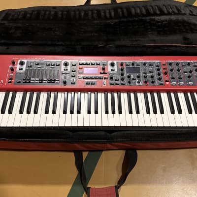 Nord Stage 3 HP76 Keyboard w/ Stand & Pitbull Audio Cloth | Reverb