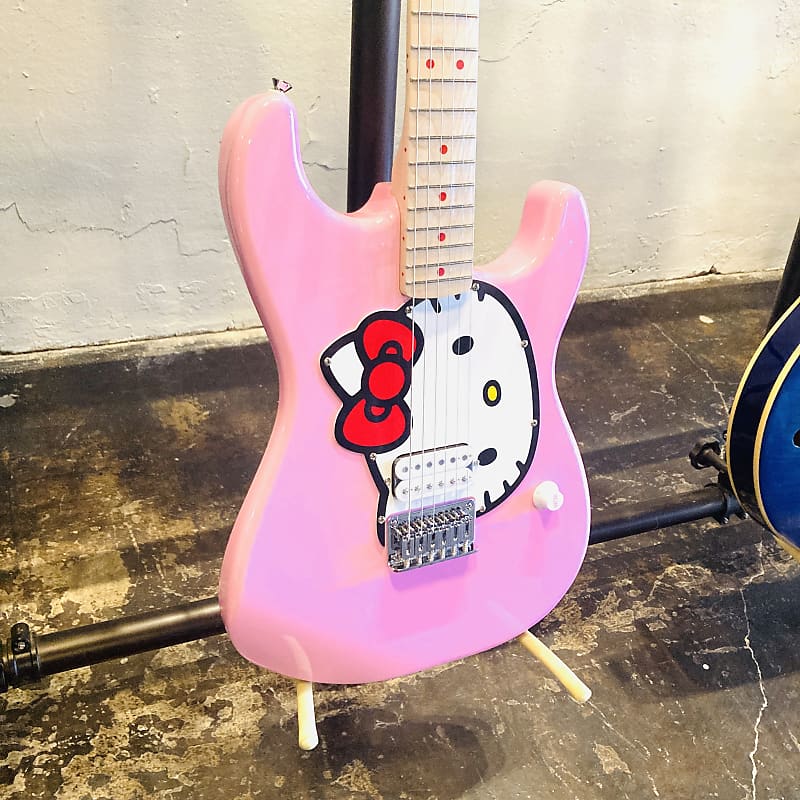 Fender Squier HELLO KITTY Stratocaster - 50th Anniversary - | Reverb