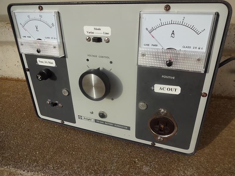 D-Lab Homebrew 3A Variac Re-purposed Knight Power supply | Reverb