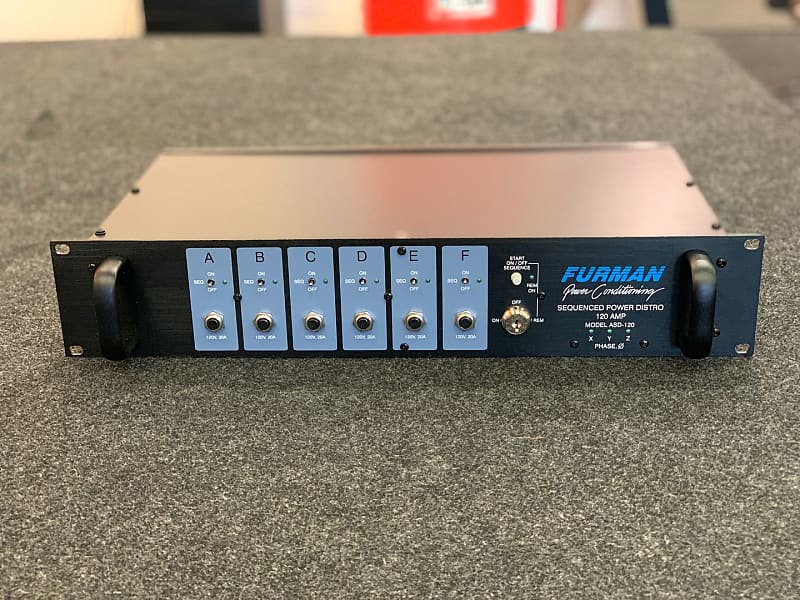 FURMAN SEQUENCED POWER DISTRO 120 AMP Power Conditioner | Reverb