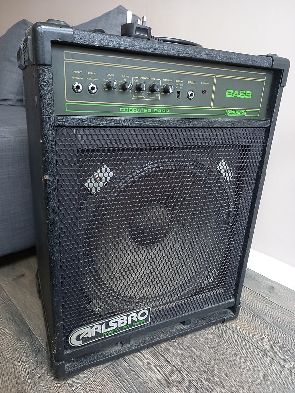 Carlsbro Cobra 90 Bass Amplifier 80s Vintage Combo Amp | Reverb UK