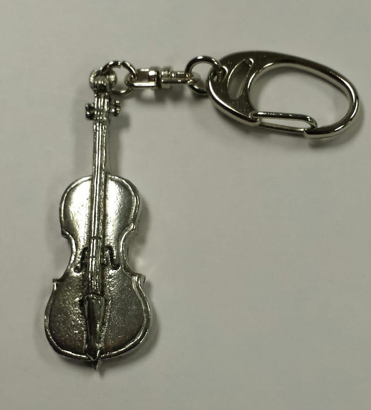 Exclusive Pewter Keychain - Cello | Reverb