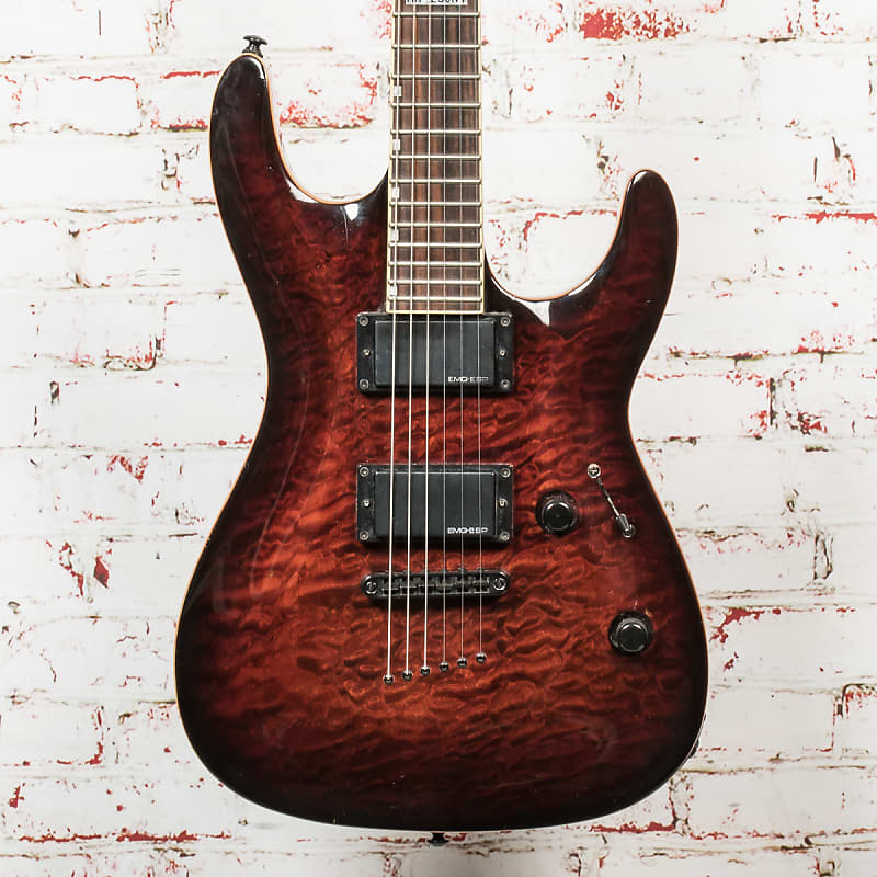 LTD MH-250NT QM Electric Guitar x9143 (USED) | Reverb