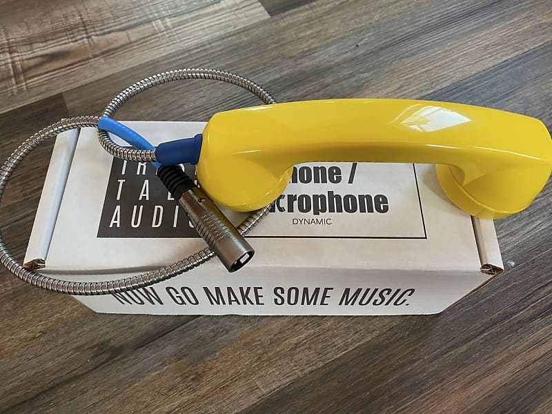Trash Talk Audio Payphone Mic PP-1 NOS Yellow | Reverb