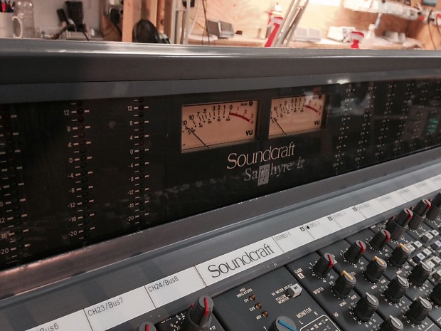 Soundcraft Sapphyre 40 channel console Jim Williams Creation | Reverb