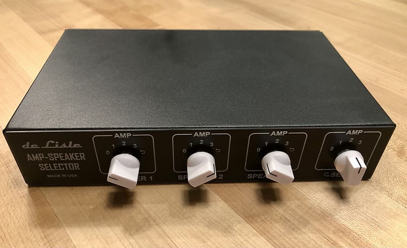 de Lisle Amp-Speaker V2 Cabinet Signal Router Switcher | Reverb