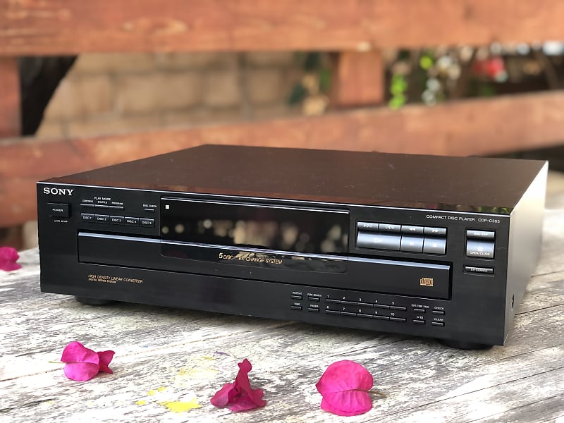 Sony CDP-C365 5-Disc Carousel CD Player Changer. Tested Works | Reverb