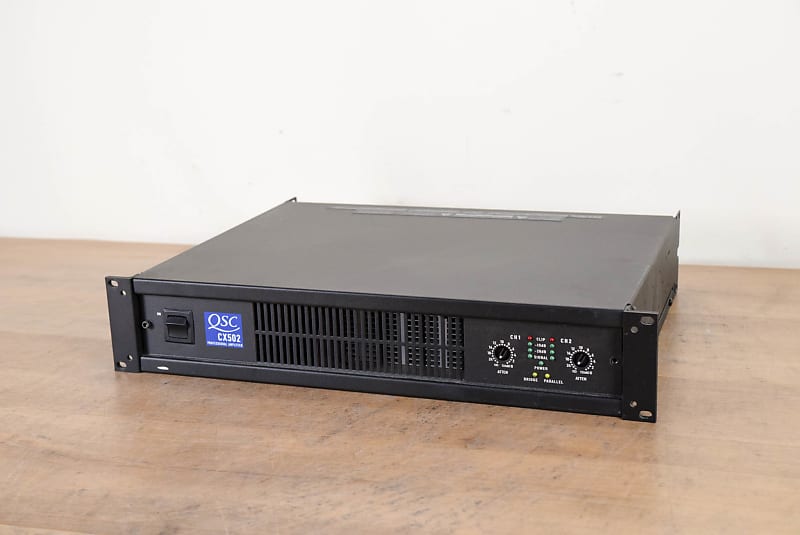 QSC CX502 Two-Channel Power Amplifier (church owned) | Reverb UK