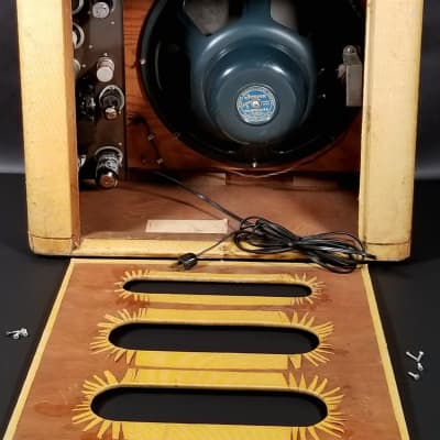 Rare vintage 1953 National 1210 guitar, harp amp. Valco, | Reverb