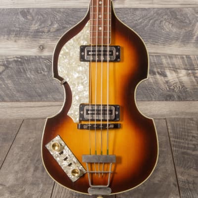 1970's Hofner 500/1 Violin Bass (Left-Handed) | Reverb
