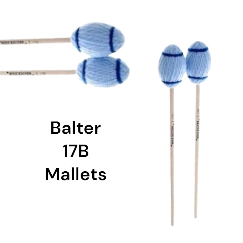 Balter 17B Extra Soft Blue Marimba Mallets | Reverb