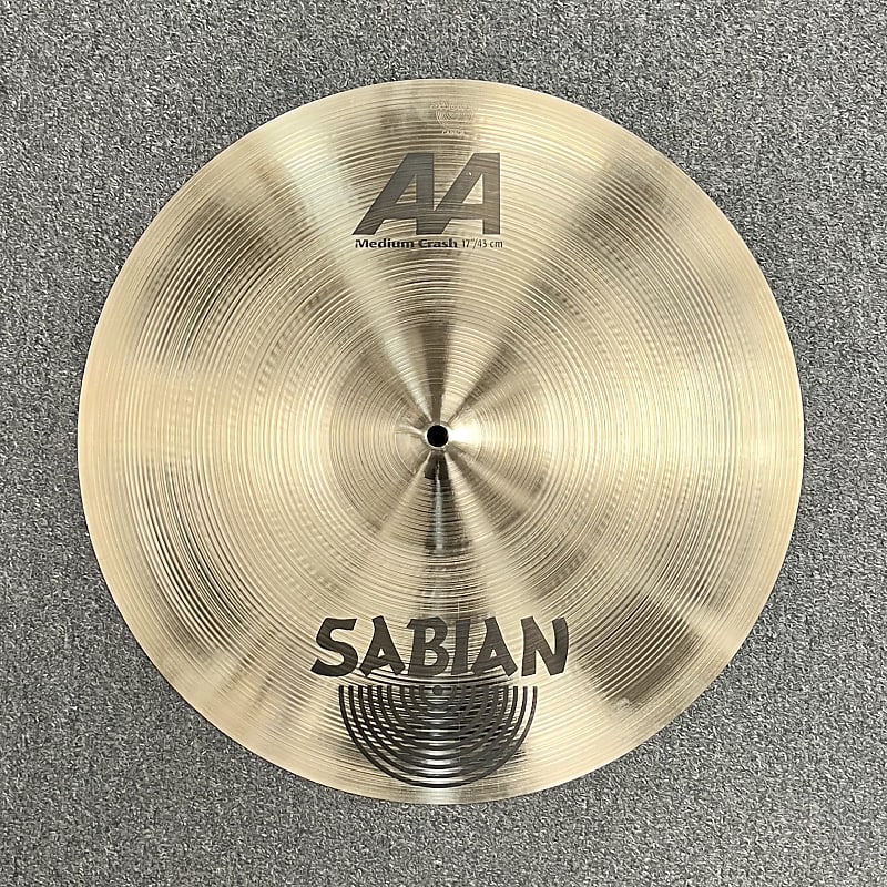 Sabian AA 17-inch Medium Crash Cymbal, Old Logo, 1507gm | Reverb